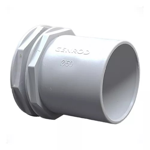 GENROD CONECTOR PARA TUBO RIGIDO Y CORRUGADO PVC 50MM - malpassielectrica